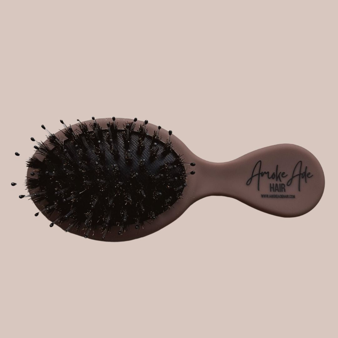 AMOKE'S MINI BOAR BRISTLE BRUSH – Amoke Ade Hair